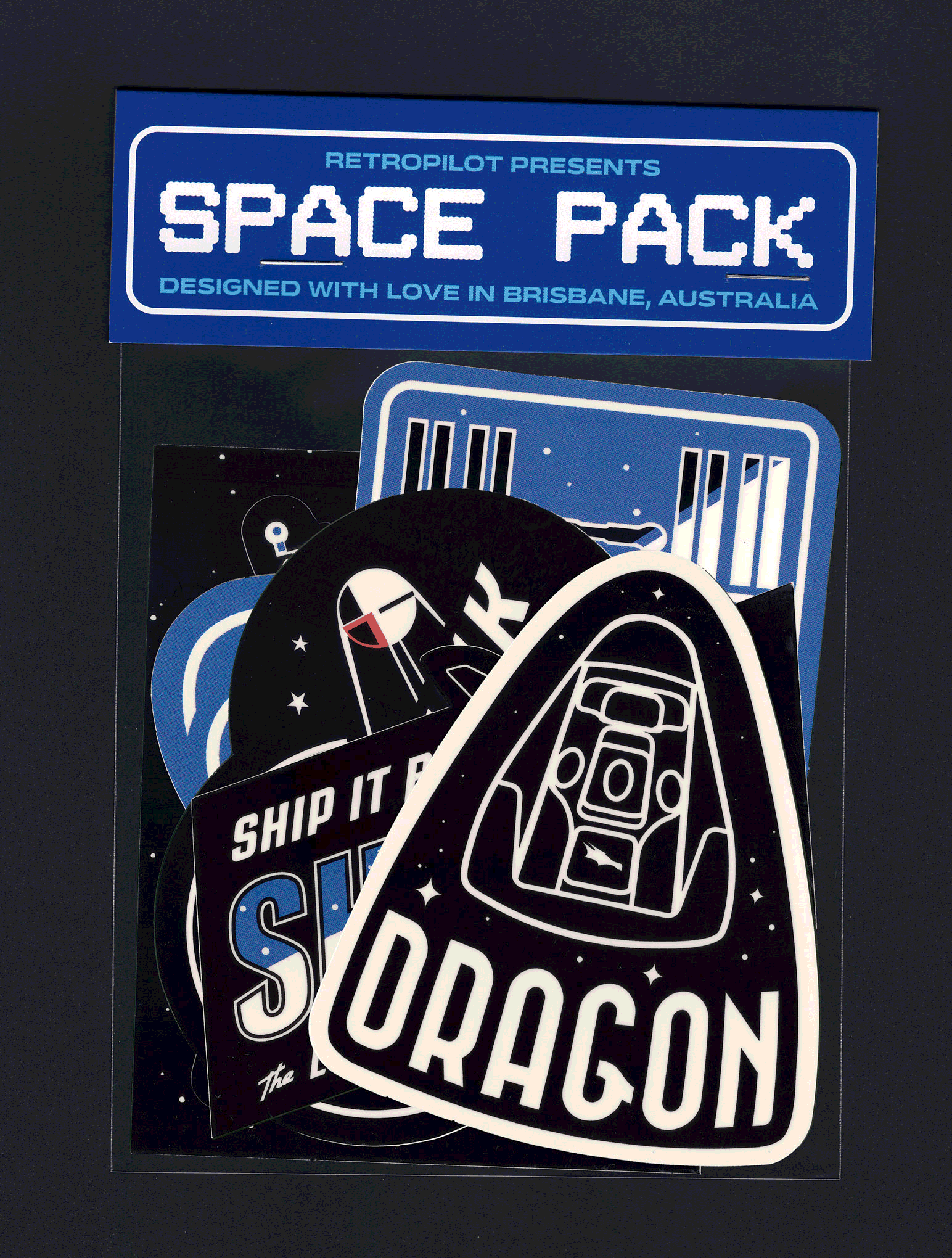 Space Pack - Glow In The Dark Stickers – Retropilot
